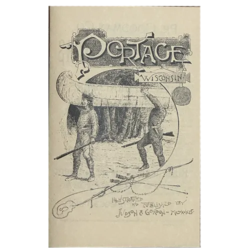 Portage, Wisconsin - 1889 - Museum at the Portage